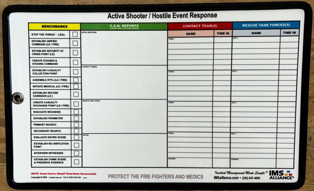 Incident Command Boards NIMS Passport Accountability Firefighters ICS